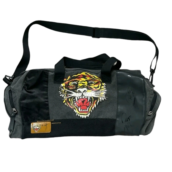 Ed Hardy | Bags | Vintage Ed Hardy Duffle Bag Travel Bag | Poshmark